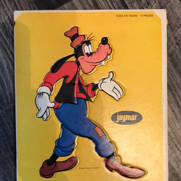 Disney | Toys | Jaymar Disney Goofy Pluto Puzzle Rare Antique Vintage | Poshmark
